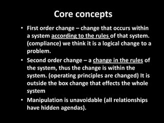 Lecture 4 strategic family therapy | PPTX