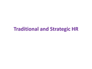 Strategic Human Resource Management Lecture 4 | PPTX