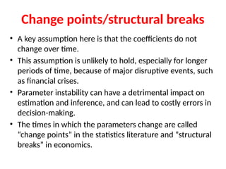 Lecture 4Testing and Estimating Structural Breaks in Time Series.pptx