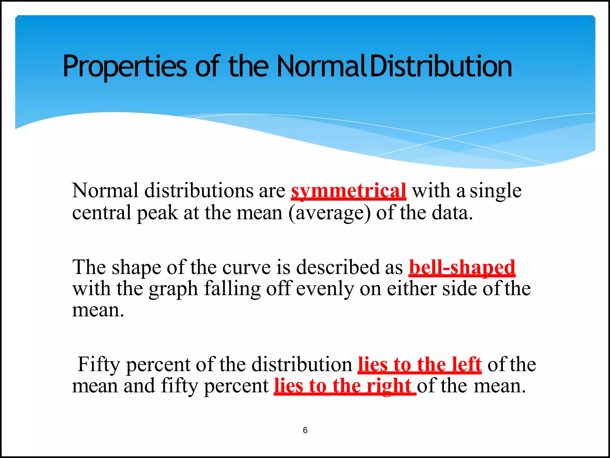 Lecture 4 The Normal Distribution.pptx