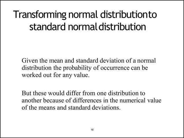 Lecture 4 The Normal Distribution.pptx