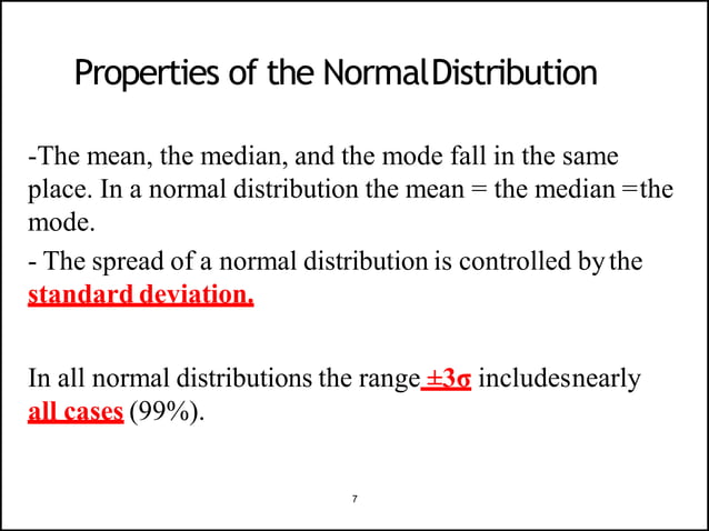 Lecture 4 The Normal Distribution.pptx