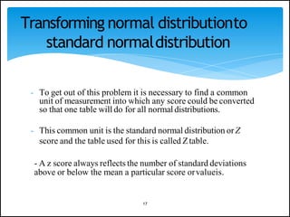 Lecture 4 The Normal Distribution.pptx