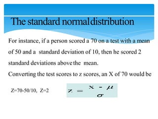Lecture 4 The Normal Distribution.pptx