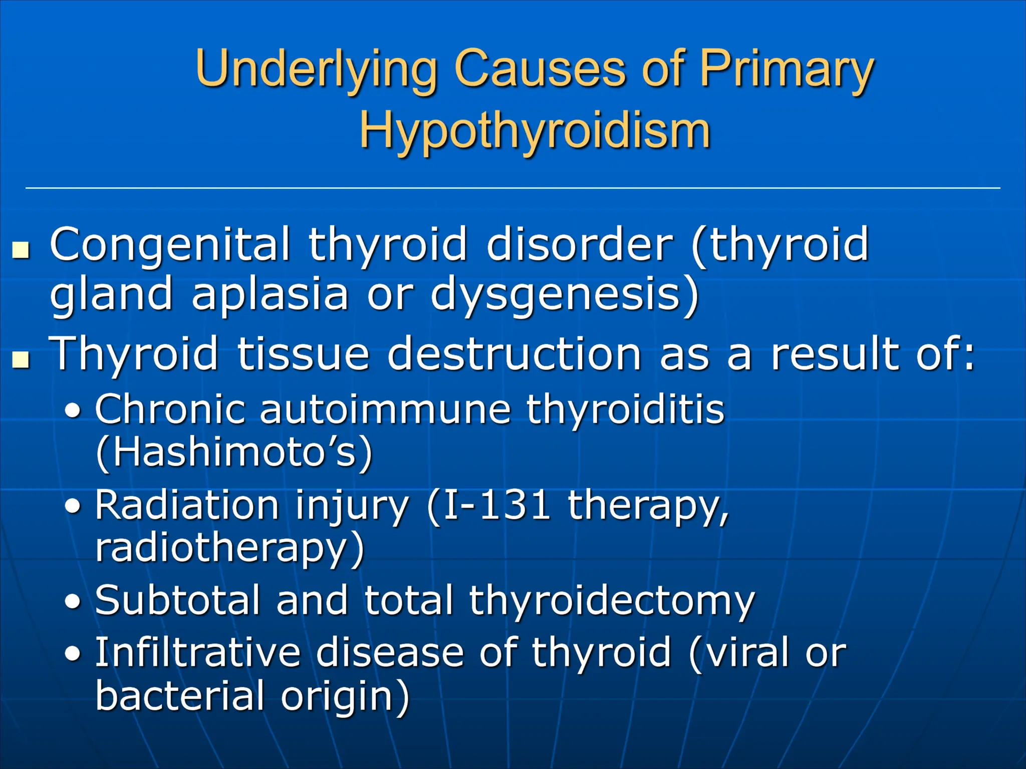 Lecture 4 of Thyroid gland classification, Hypo and hyper peculiarities ...