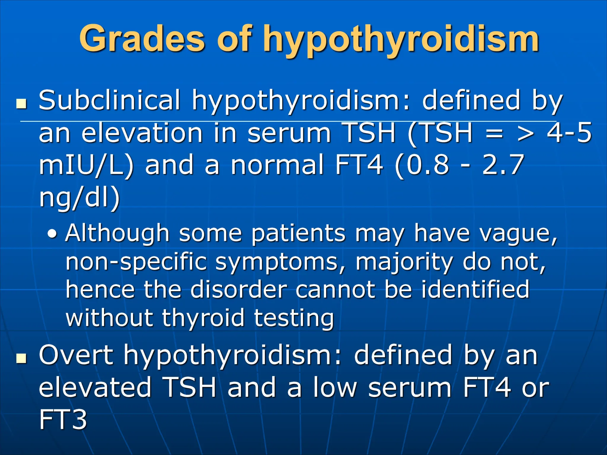Lecture 4 of Thyroid gland classification, Hypo and hyper peculiarities ...
