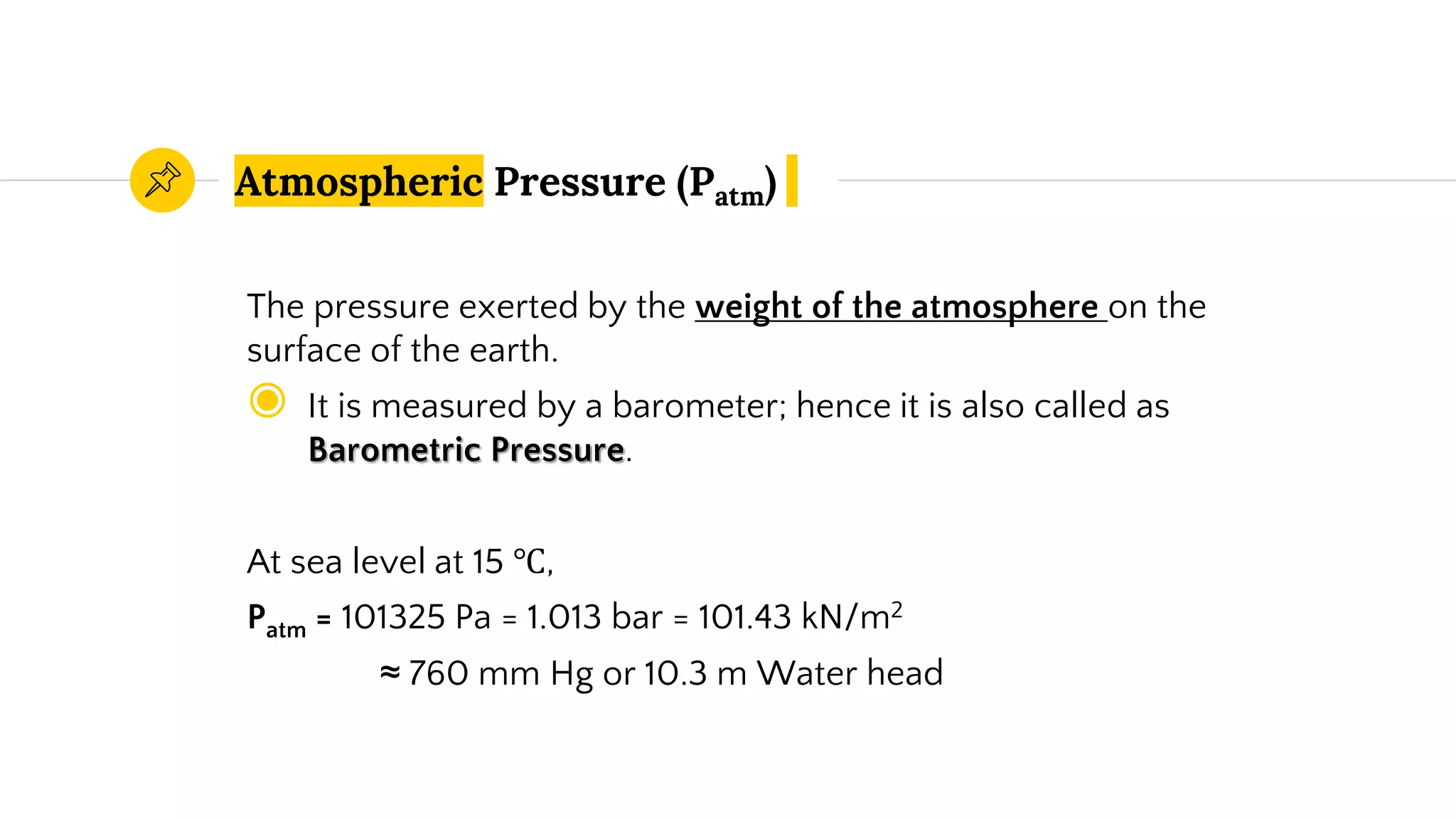 1. Pressure | Hydraulics | Fluid Mechanics | Civil Engineering | Diploma | PPTX