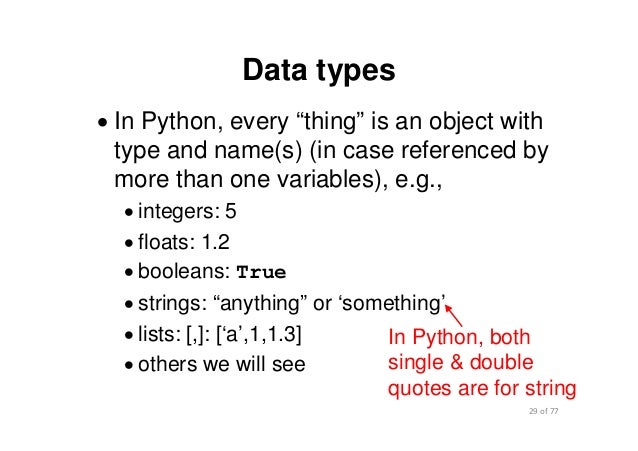 Lecture 4 Variables Data Types And Operators