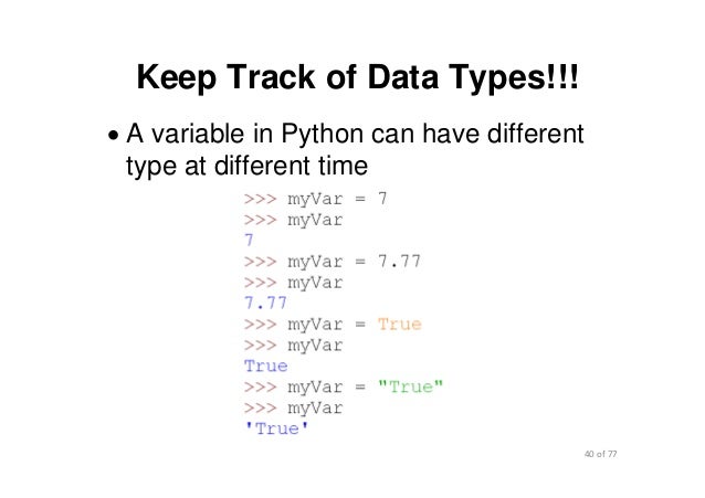 Lecture 4 Variables Data Types And Operators
