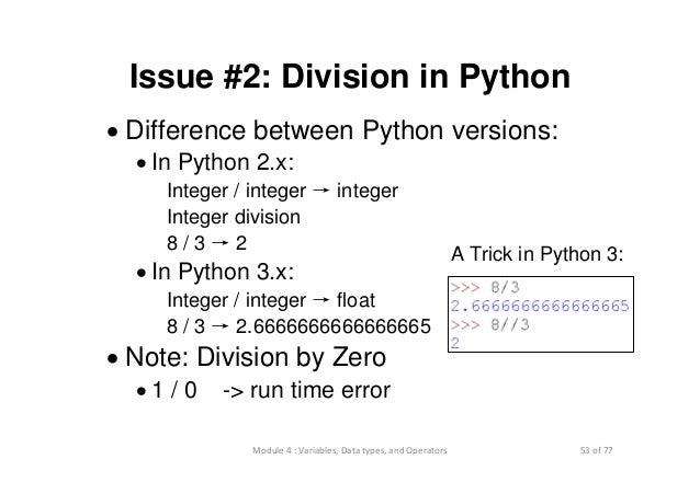Lecture 4 Variables Data Types And Operators