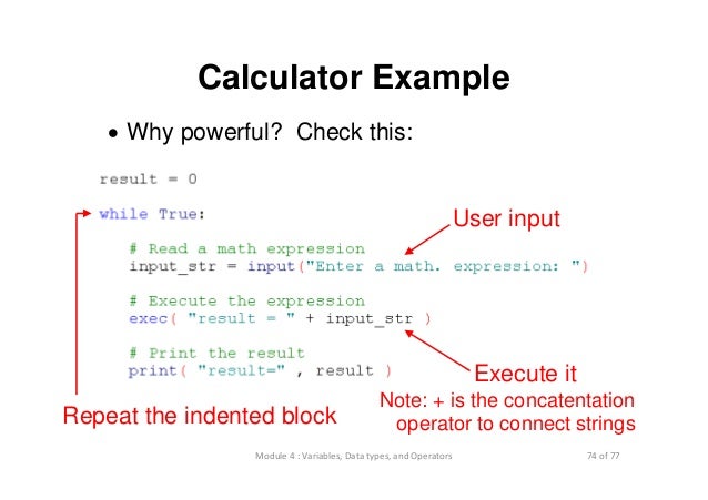 Lecture 4 Variables Data Types And Operators