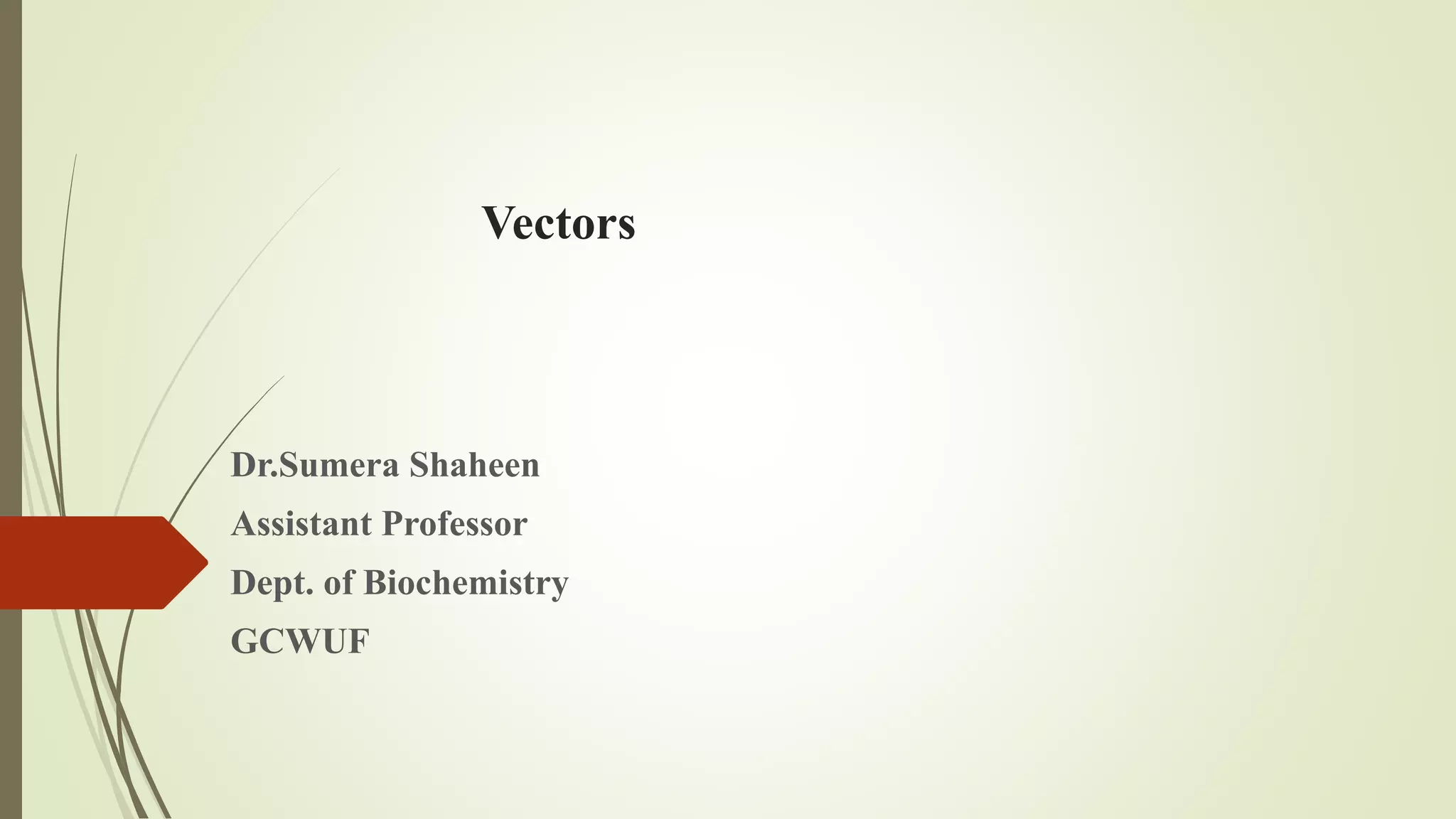 Vectors.pptx | Biotech and Biomedical Industry | Industries