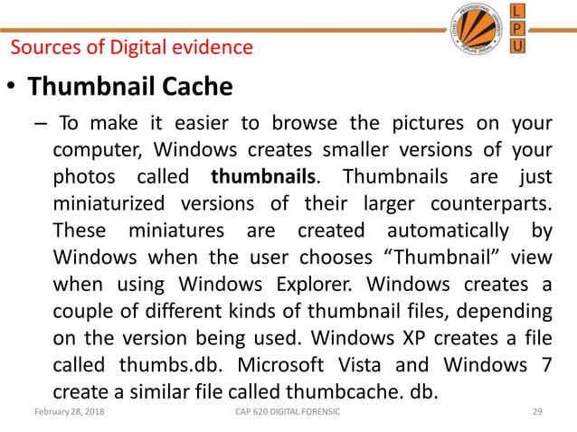Lecture4 Windows System Artifacts.pptx | Operating Systems | Computer Software and Applications