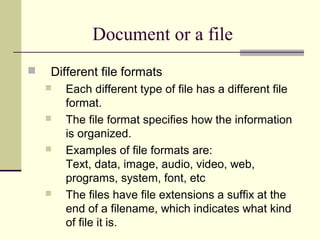 Lecture4 working with_word_processing | PPT