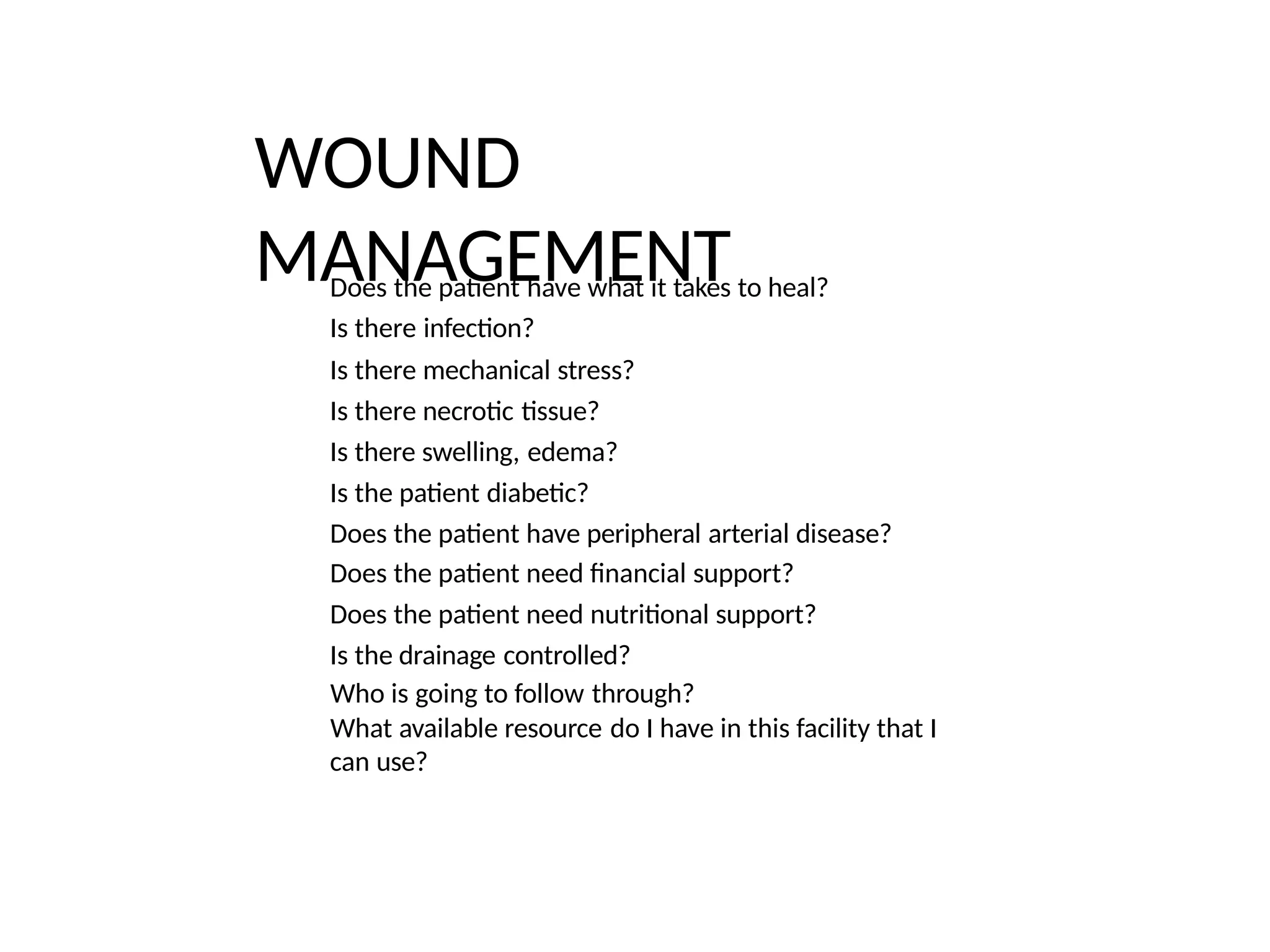 Types, Etiology, and Management of Wound | PPT