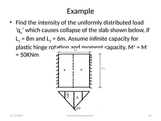 Lecture 4 yield line yield line analysis of slab for civil engineering ...