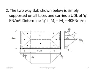 Lecture 4 yield line yield line analysis of slab for civil engineering ...