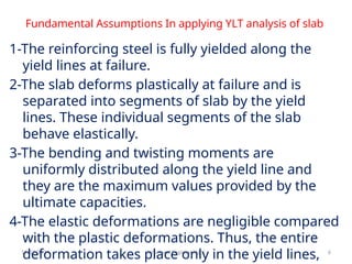 Lecture 4 yield line yield line analysis of slab for civil engineering ...
