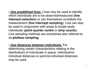 Lecture 5.0 vegetation_sampling | PDF