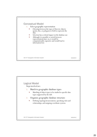 GIS - Lecture 5 | PDF