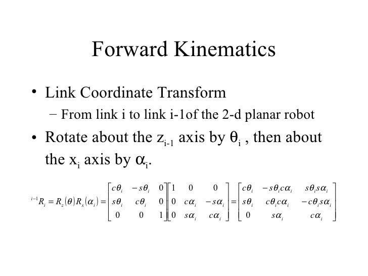 Robotics: Forward and Inverse Kinematics