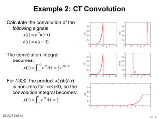 Lecture5 Signal and Systems | PPT | Physics | Science