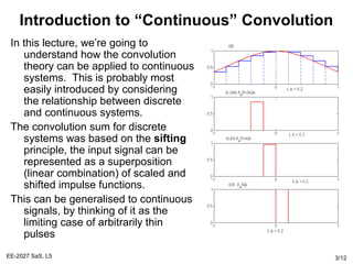 Lecture5 Signal and Systems | PPT | Physics | Science