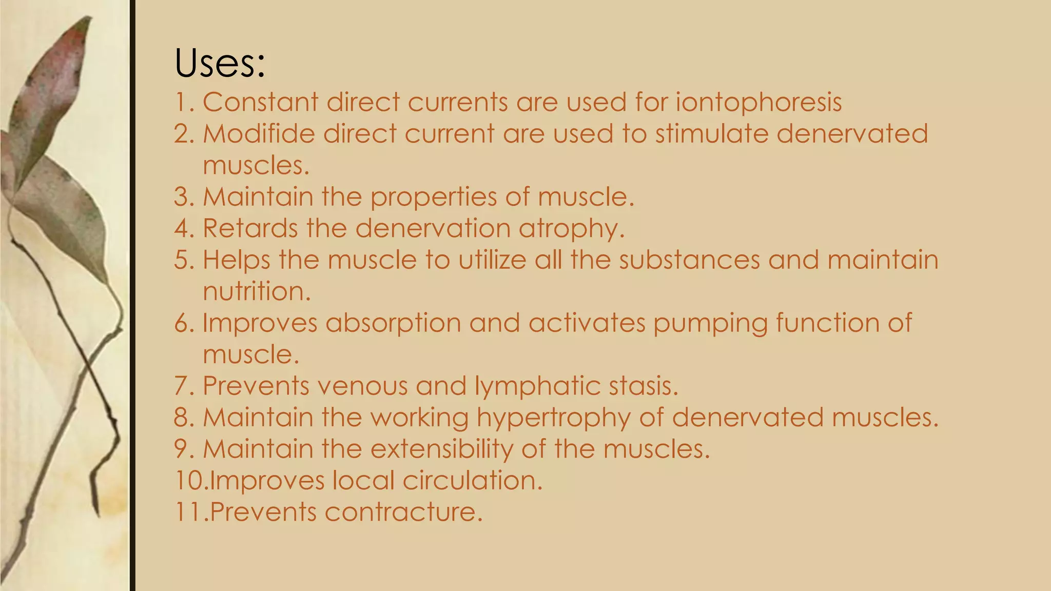 Low Frequency Therapeutic Currents | PPTX