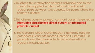 Low Frequency Therapeutic Currents | PPTX