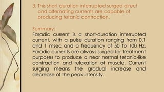 Low Frequency Therapeutic Currents | PPTX