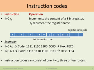 Microprocessors-based systems (under graduate course) Lecture 5 of 9 | PPTX