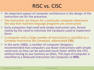 Microprocessors-based systems (under graduate course) Lecture 5 of 9 | PPTX