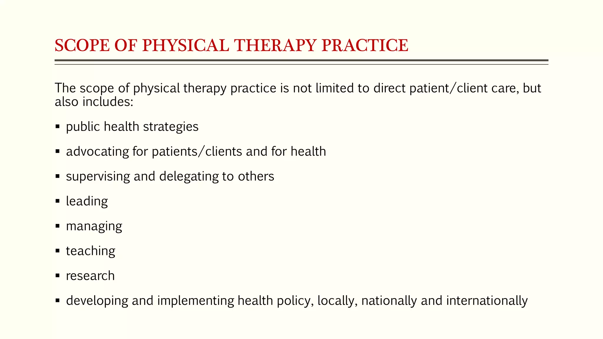 Lecture 5 Introduction to Physical Therapy | PPTX