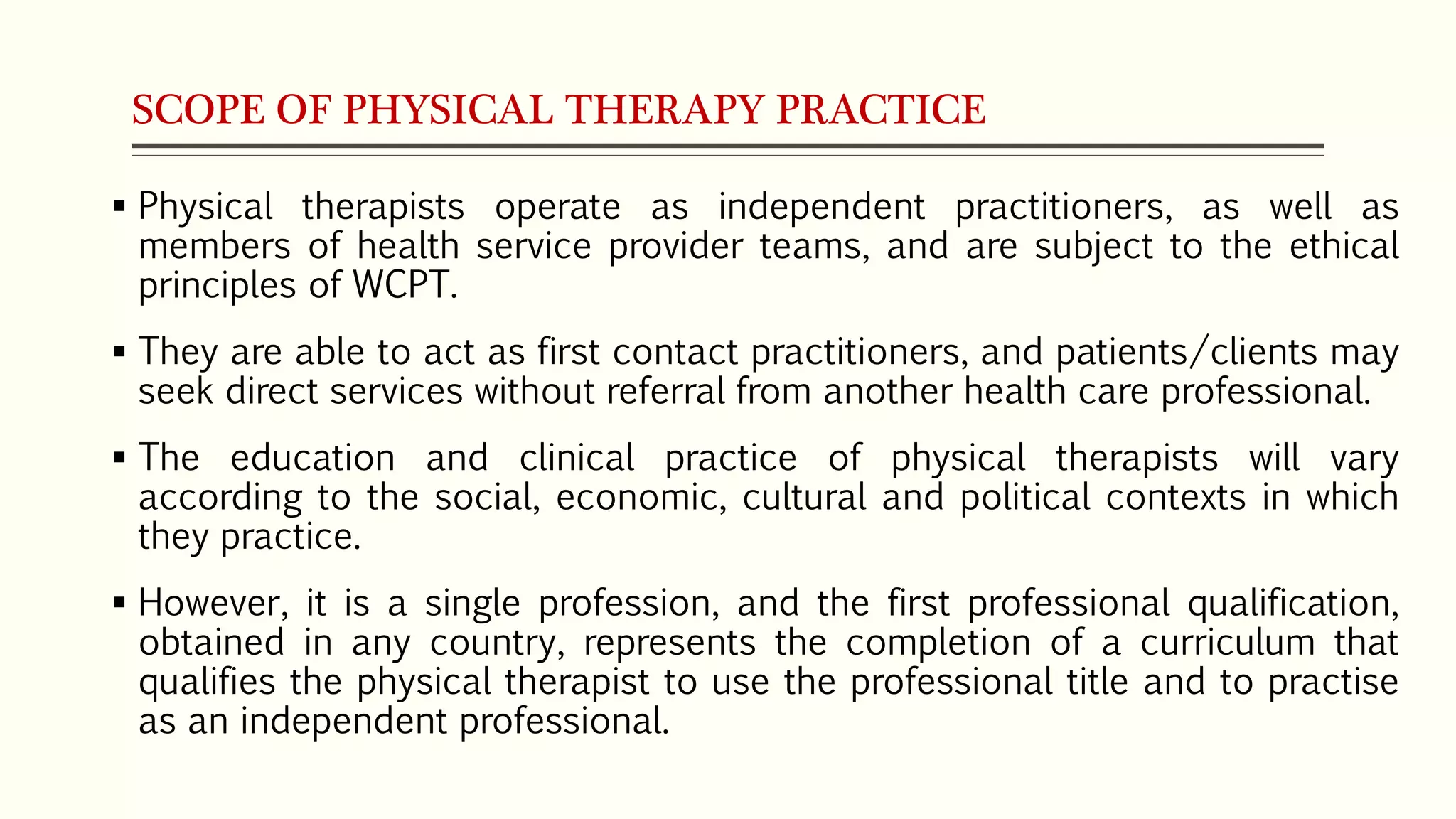 Lecture 5 Introduction to Physical Therapy | PPTX