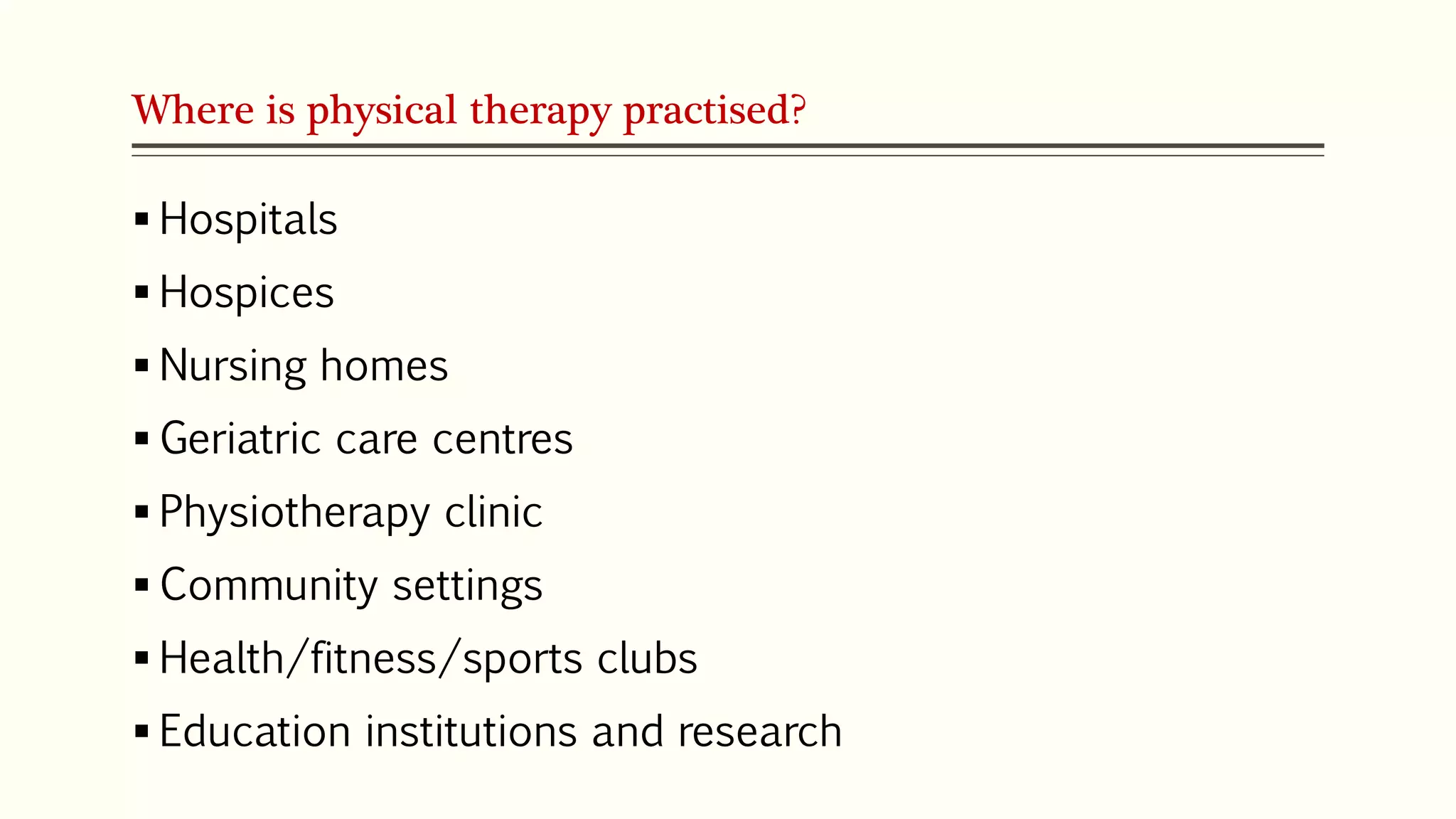 Lecture 5 Introduction to Physical Therapy | PPTX