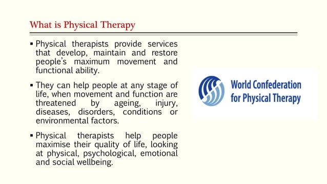 Lecture 5 Introduction to Physical Therapy | PPTX