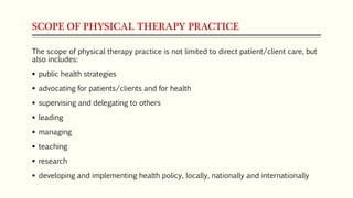 Lecture 5 Introduction to Physical Therapy | PPTX