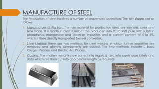 Steels as building material | PPTX