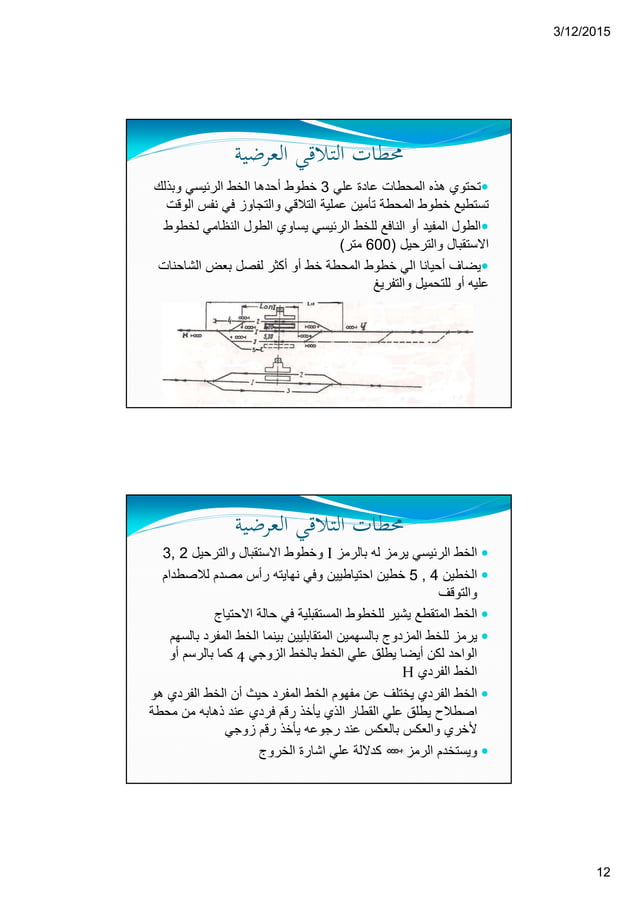 Lecture 5: Railway Engineering ( هندسة السكك الحديدية ) Dr. Alaa Gabr | PDF