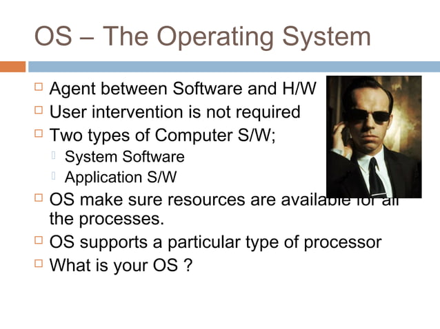 Operating System | PPT | Operating Systems | Computer Software and Applications