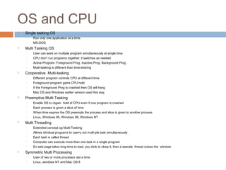 Operating System | PPT | Operating Systems | Computer Software and ...