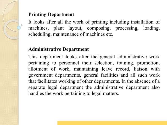 Organizational Structure of a News Paper | PPTX | Media Industry ...