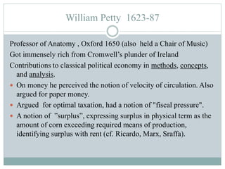 Evolution of economic thought Lecture 5 | PPTX