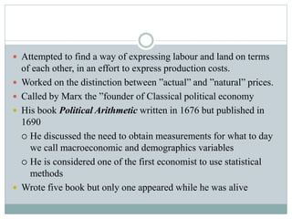 Evolution of economic thought Lecture 5 | PPTX