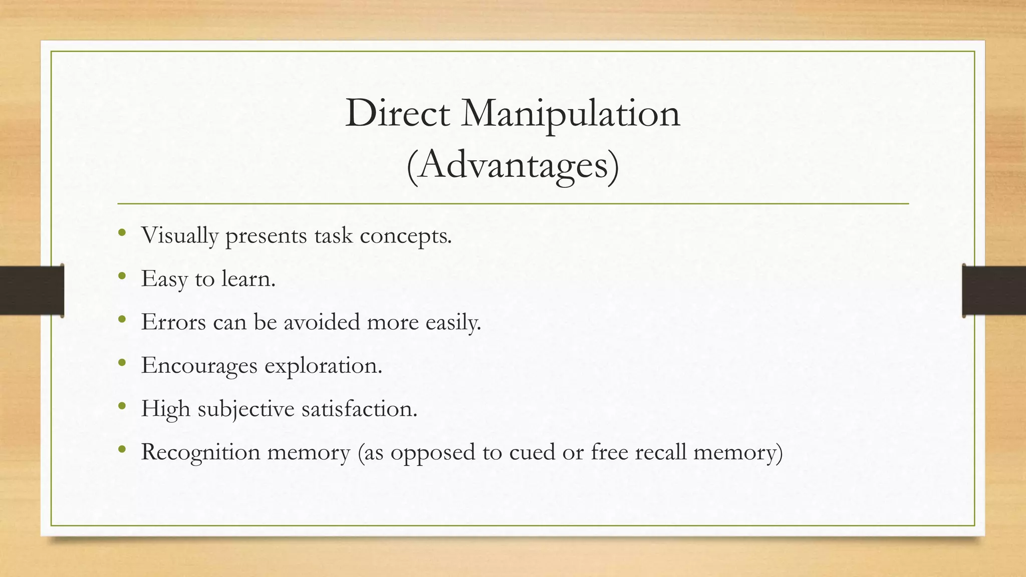 Interaction styles | PPTX