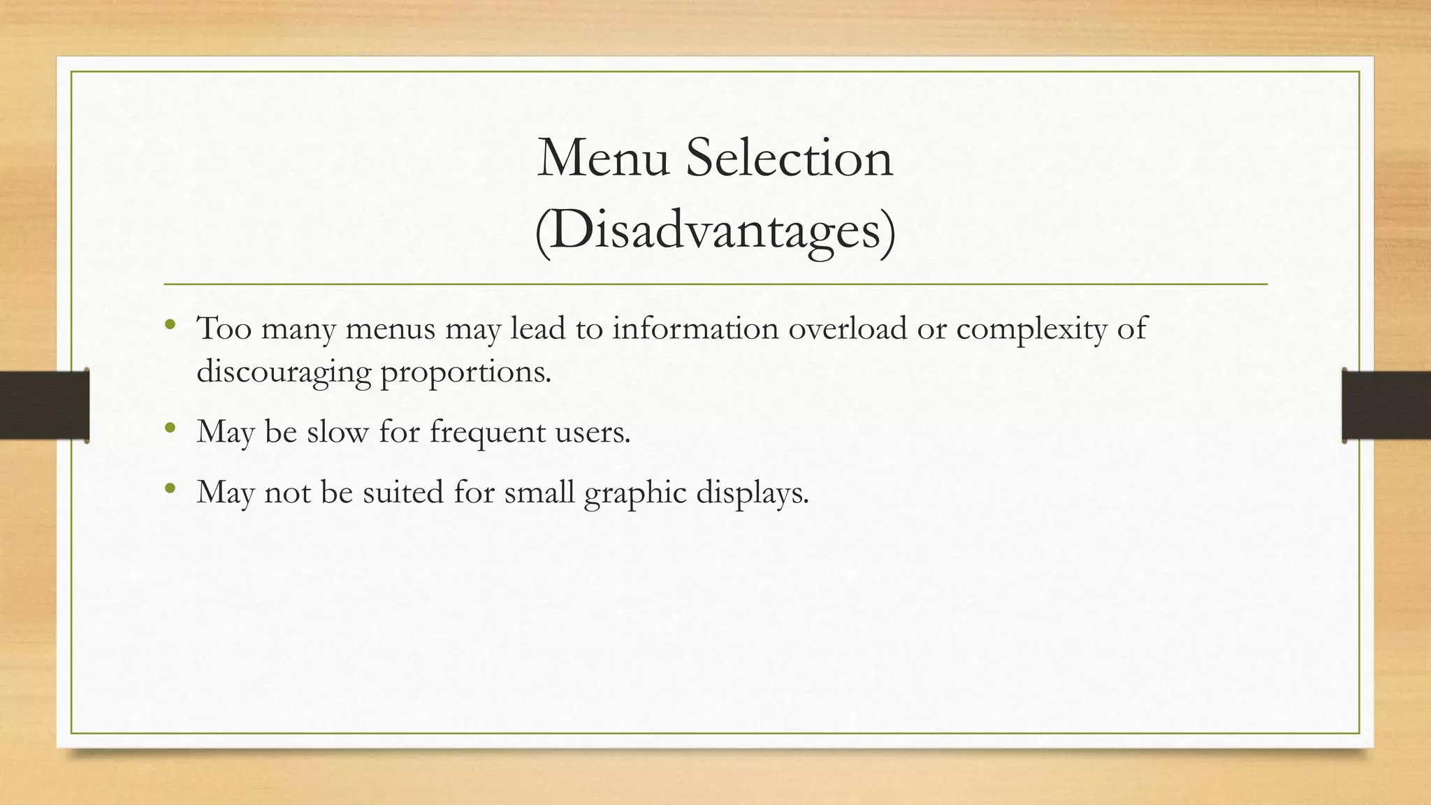 Interaction styles | PPTX