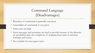 Interaction styles | PPTX