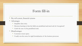 Interaction styles | PPTX