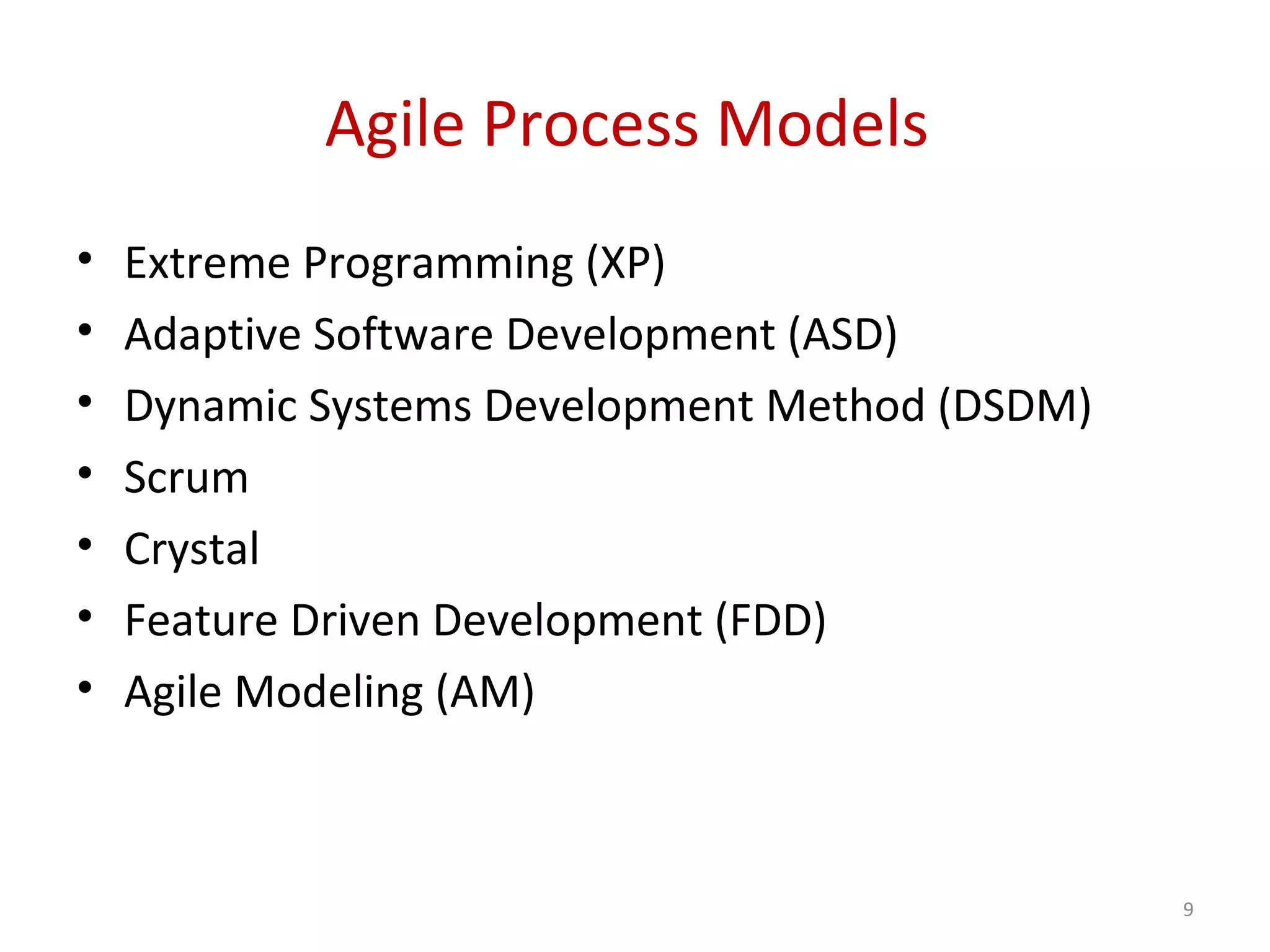 Software Engineering (An Agile View of Process) | PPT