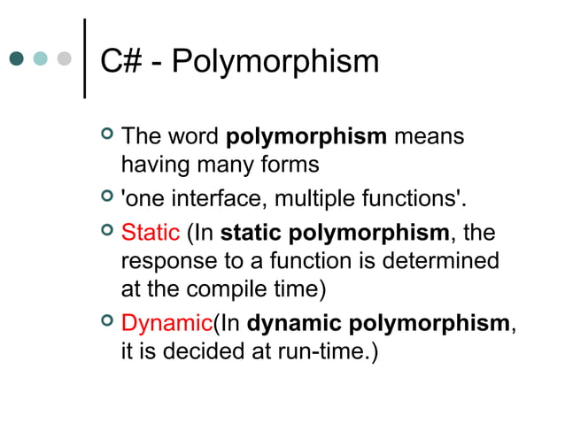 An Introduction To C And Net Framework Basic Ppt 3135